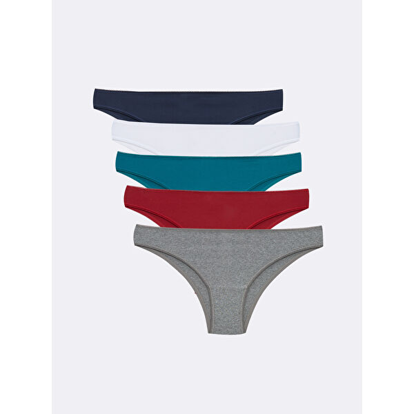 Düz Brazilian Kadın Külot 5'li Paket