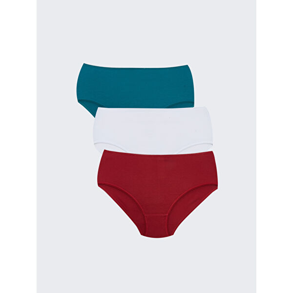 Düz Hipster Külot 3'lü Paket