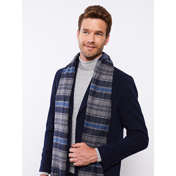 Ekose Desenli Erkek Atkı Ekose Desenli Erkek Atkı