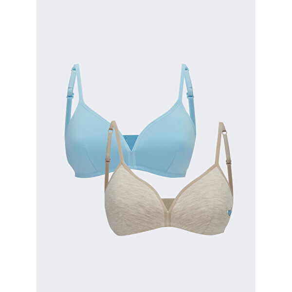 Balensiz Baskılı Kadın Sütyen 2'li Paket
