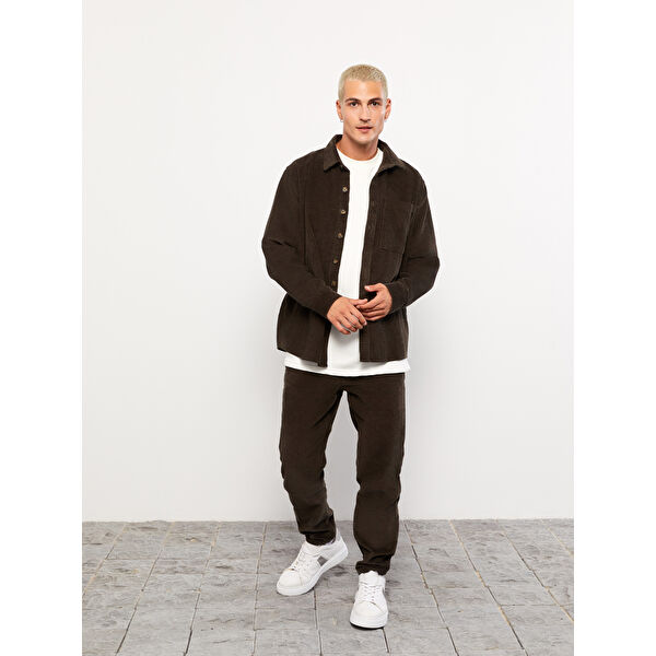 Standart Kalıp Kadife Erkek Pantolon