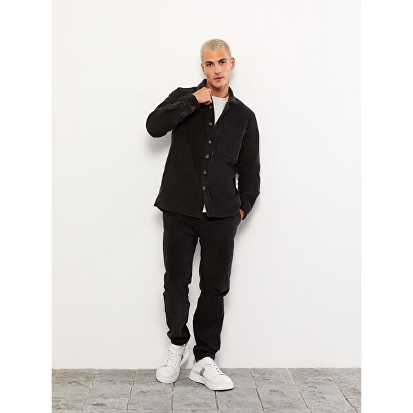 Standart Kalıp Kadife Erkek Pantolon