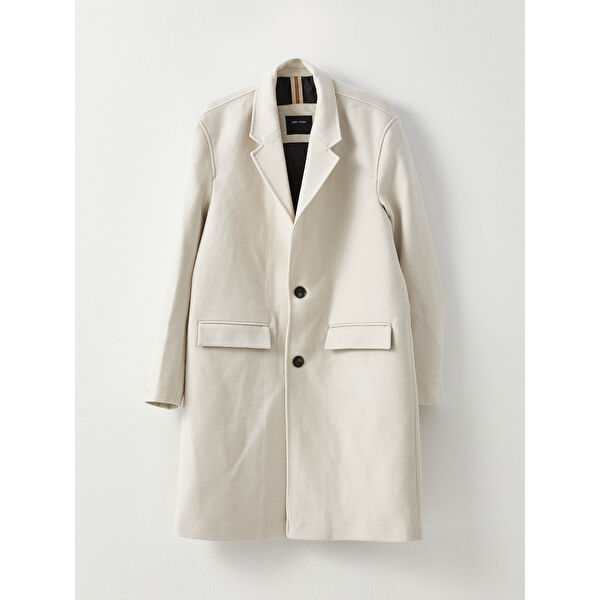 Rahat Kalıp Ceket Yaka Erkek Kaşe Kaban