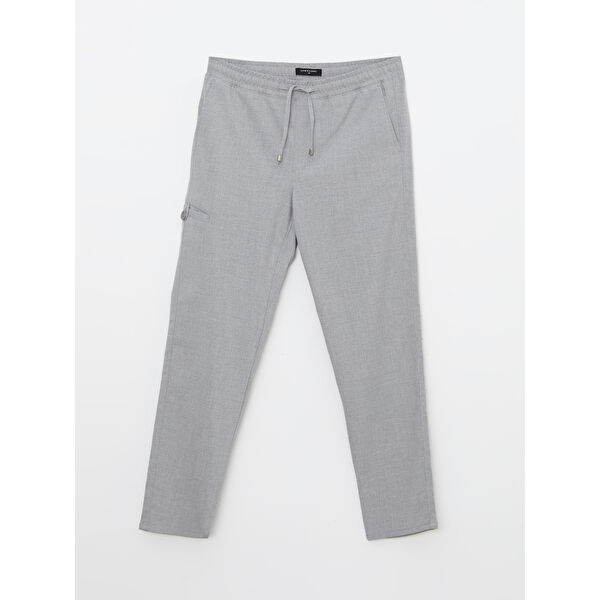Slim Fit Örme Erkek Pantolon
