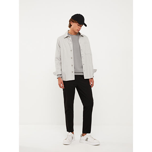 Slim Fit Örme Erkek Pantolon