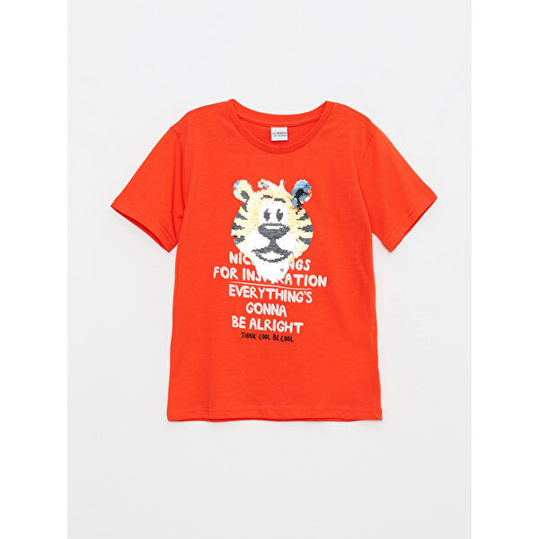 Bisiklet Yaka Baskılı Pul İşlemeli Kısa Kollu Erkek Çocuk Tişört Bisiklet Yaka Baskılı Pul İşlemeli Kısa Kollu Erkek Çocuk Tişört