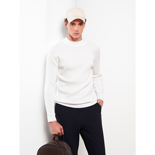 Yarım Balıkçı Yaka Uzun Kollu Erkek Triko Kazak Yarım Balıkçı Yaka Uzun Kollu Erkek Triko Kazak