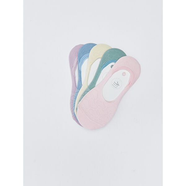 Desenli Kadın Babet Çorap 5'li Paket