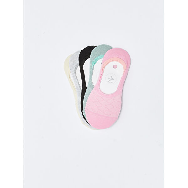 Desenli Kadın Babet Çorap 5'li Paket