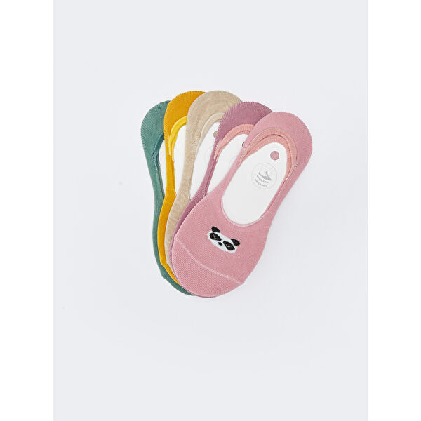 Baskılı Kadın Babet Çorap 5'li Paket