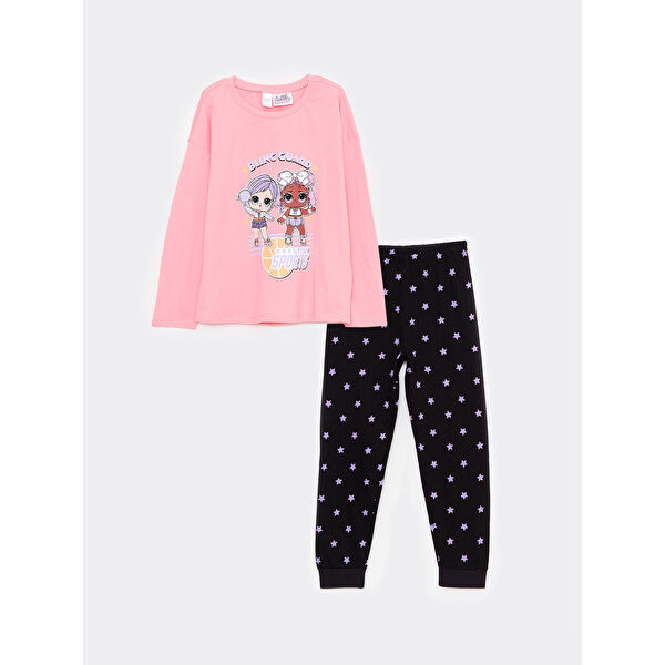 Bisiklet Yaka LOL Surprise OMG Lisanslı Uzun Kollu Kız Çocuk Pijama Takımı Bisiklet Yaka LOL Surprise OMG Lisanslı Uzun Kollu Kız Çocuk Pijama Takımı