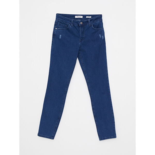 Normal Bel Skinny Fit Düz Kadın Rodeo Jean Pantolon Normal Bel Skinny Fit Düz Kadın Rodeo Jean Pantolon