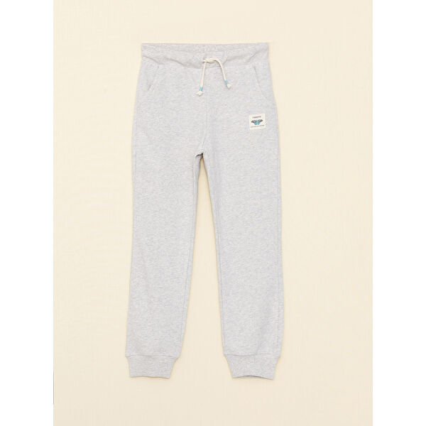 Beli Lastikli Basic Organik Pamuklu Kız Çocuk Jogger Eşofman Altı