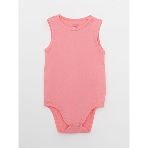 Bisiklet Yaka Basic Pamuklu Kız Bebek Çıtçıtlı Body Bisiklet Yaka Basic Pamuklu Kız Bebek Çıtçıtlı Body