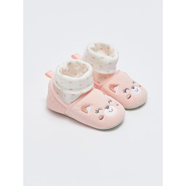 Pamuk Astarlı Çoraplı Kız Bebek Yürüme Öncesi Ayakkabı