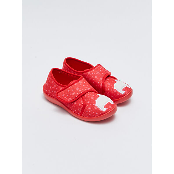 Baskılı Cırt Cırtlı Erkek Çocuk Panduf