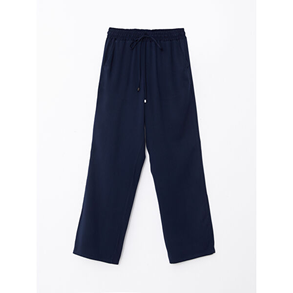 Beli Lastikli Düz Viskon Kadın Pantolon Beli Lastikli Düz Viskon Kadın Pantolon