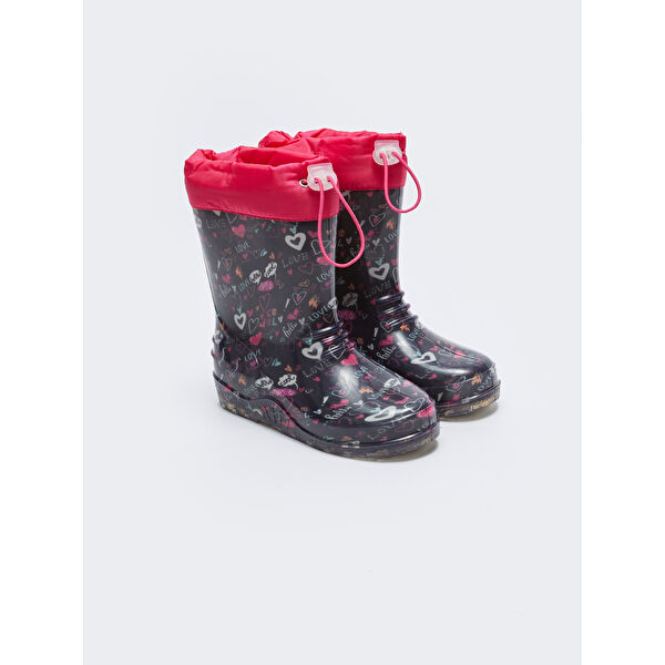 Baskılı Kız Çocuk Yağmur Botu Baskılı Kız Çocuk Yağmur Botu
