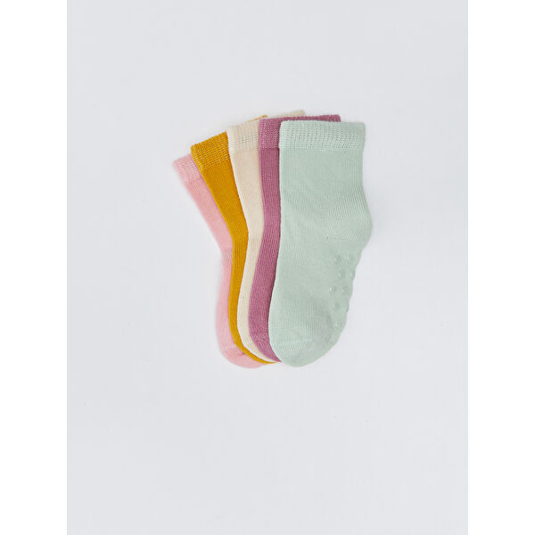 Basic Kız Bebek Soket Çorap 5'li