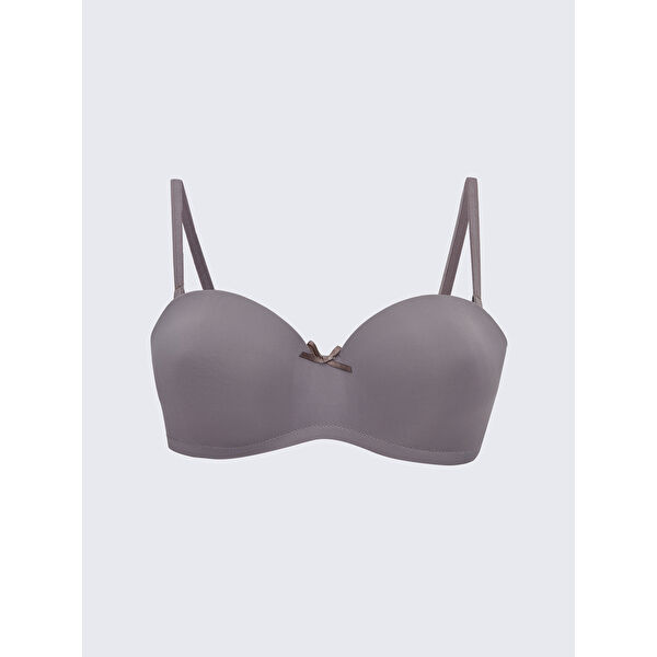 Balenli Dolgusuz Düz Straplez Sütyen