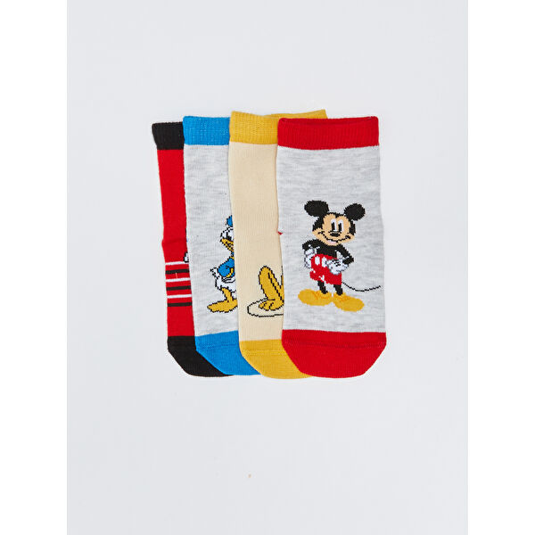 Disney Baskılı Erkek Bebek Soket Çorap 4'lü Disney Baskılı Erkek Bebek Soket Çorap 4'lü