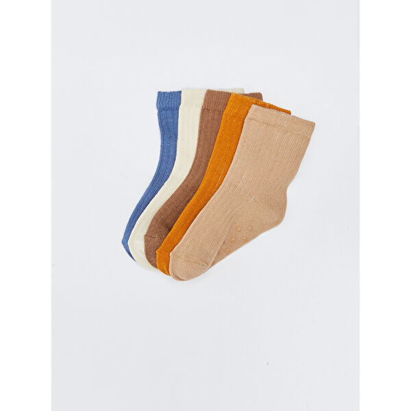 Basic Erkek Bebek Soket Çorap 5'li