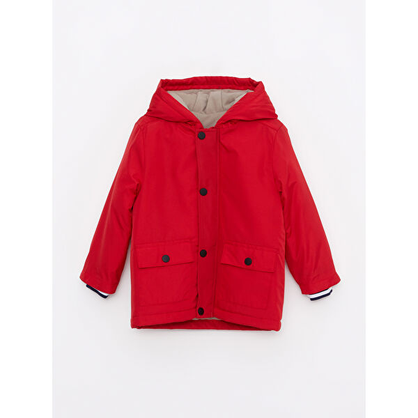 Kapüşonlu Uzun Kollu Basic Erkek Bebek Mont Kapüşonlu Uzun Kollu Basic Erkek Bebek Mont