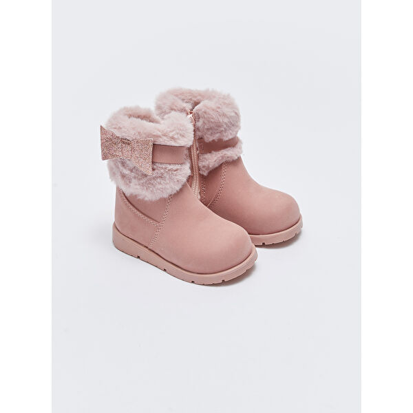 Fiyonk Detaylı Kız Bebek Bot