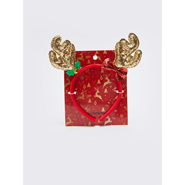 Boynuz Aplikeli Kız Çocuk Taç Boynuz Aplikeli Kız Çocuk Taç