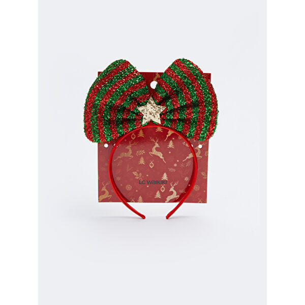 3D Fiyonk Detaylı Kız Çocuk Taç