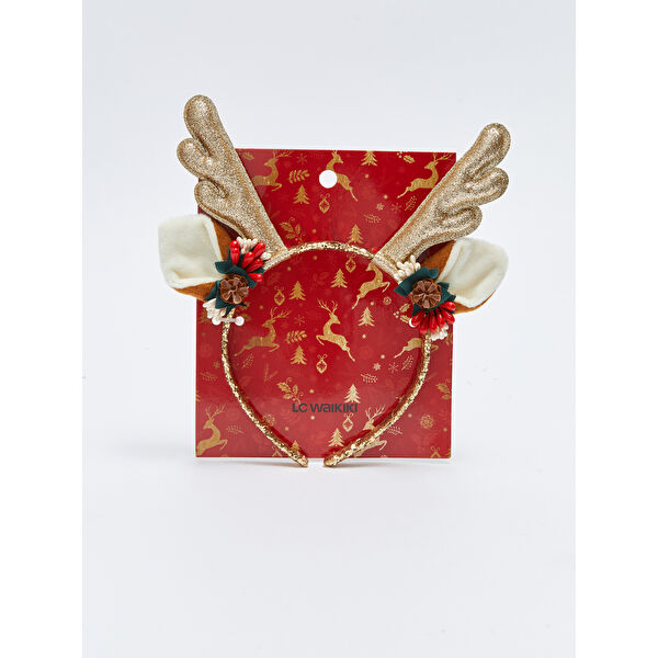 Boynuz Aplikeli Kız Çocuk Taç Boynuz Aplikeli Kız Çocuk Taç