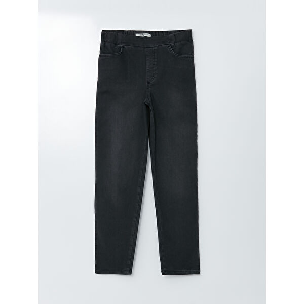 Standart Fit Düz Kadın Jean Pantolon Standart Fit Düz Kadın Jean Pantolon