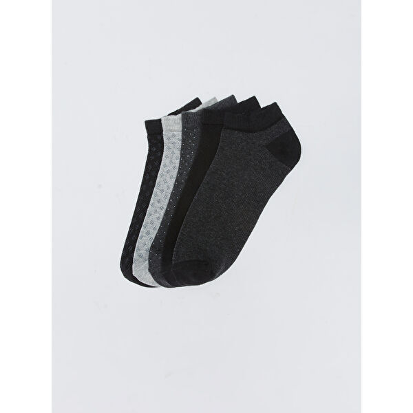 Desenli Erkek Patik Çorap 5'li Desenli Erkek Patik Çorap 5'li