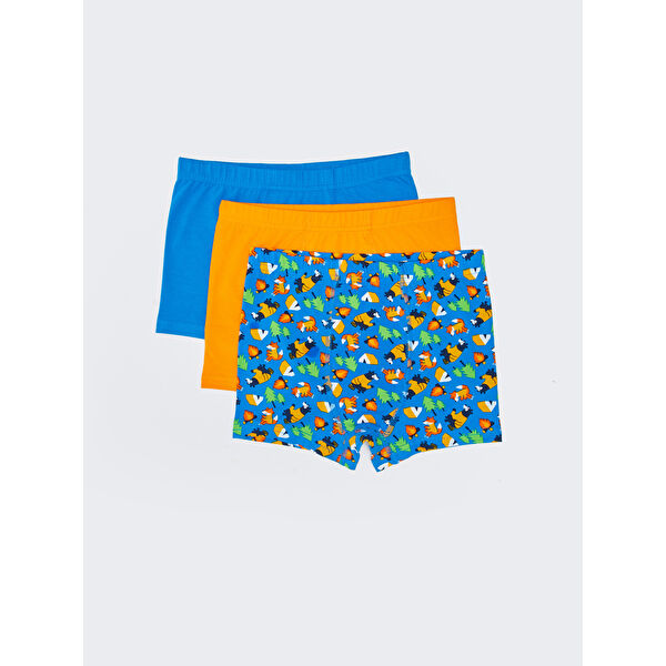 Pamuklu Erkek Çocuk Boxer 3'lü
