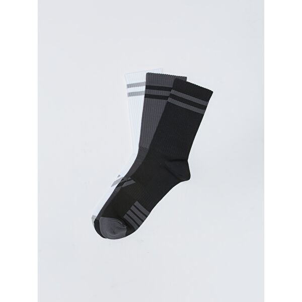 Çizgili Erkek Soket Çorap 3'lü