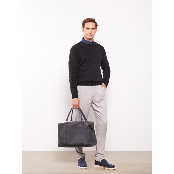 Tapered Fit Gabardin Erkek Pantolon