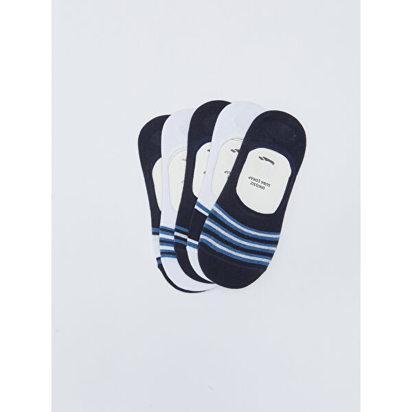 Çizgili Erkek Babet Çorap 5'li Çizgili Erkek Babet Çorap 5'li