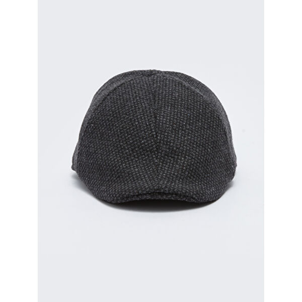 Balıksırtı Desenli Erkek Kasket Şapka