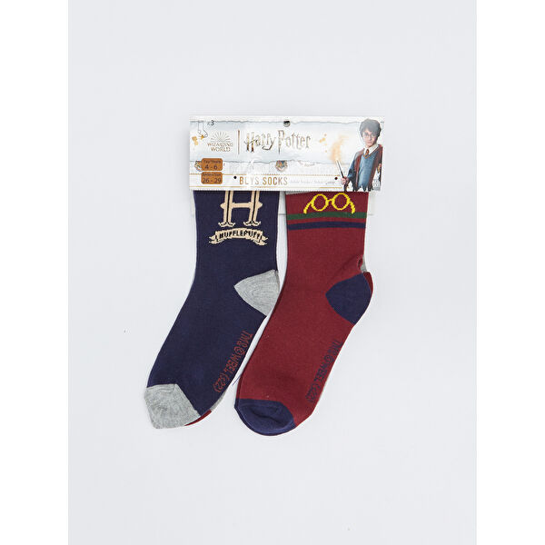 Harry Potter Desenli Erkek Çocuk Soket Çorap 3'lü Harry Potter Desenli Erkek Çocuk Soket Çorap 3'lü