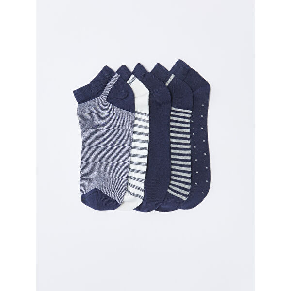 Çizgili Erkek Çocuk Patik Çorap 5'li