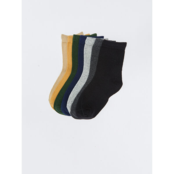 Basic Erkek Çocuk Soket Çorap 7'li Basic Erkek Çocuk Soket Çorap 7'li