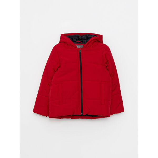 Kapüşonlu Basic Erkek Çocuk Şişme Mont