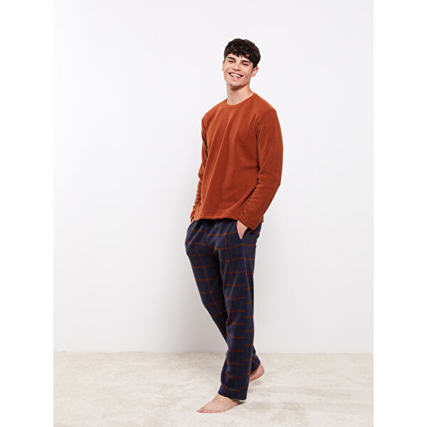 Standart Kalıp Ekose Erkek Pijama Takımı