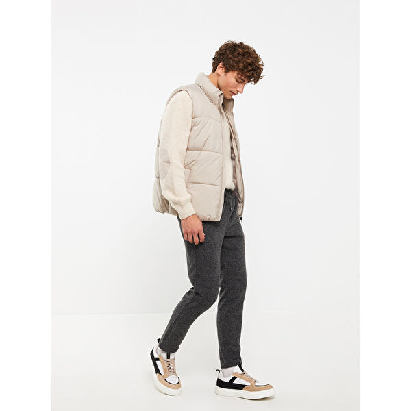 Slim Fit Dokulu Erkek Pantolon