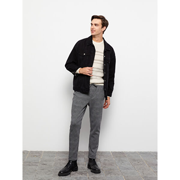 Slim Fit Ekose Erkek Pantolon Slim Fit Ekose Erkek Pantolon