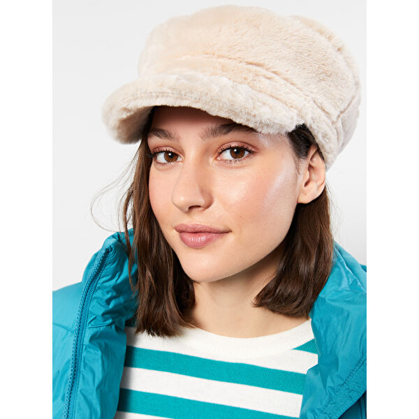 Kürklü Kadın Denizci Şapka