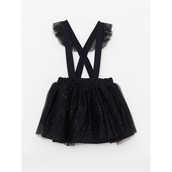 Beli Lastikli Kız Bebek Tül Etek