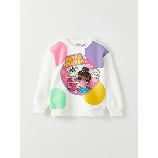 Bisiklet Yaka LOL Surprise OMG Lisanslı Uzun Kollu Kız Çocuk Sweatshirt Bisiklet Yaka LOL Surprise OMG Lisanslı Uzun Kollu Kız Çocuk Sweatshirt