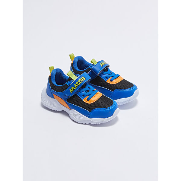Baskılı Cırt Cırtlı Erkek Çocuk Spor Ayakkabı Baskılı Cırt Cırtlı Erkek Çocuk Spor Ayakkabı