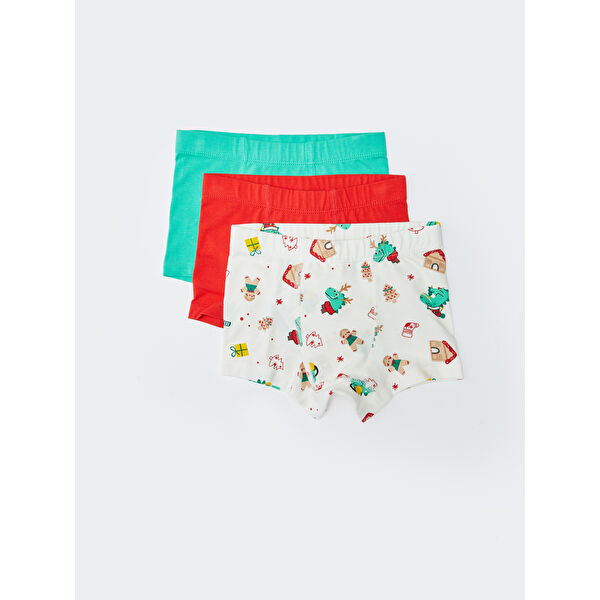 Beli Lastikli Erkek Bebek Boxer 3'lü Beli Lastikli Erkek Bebek Boxer 3'lü
